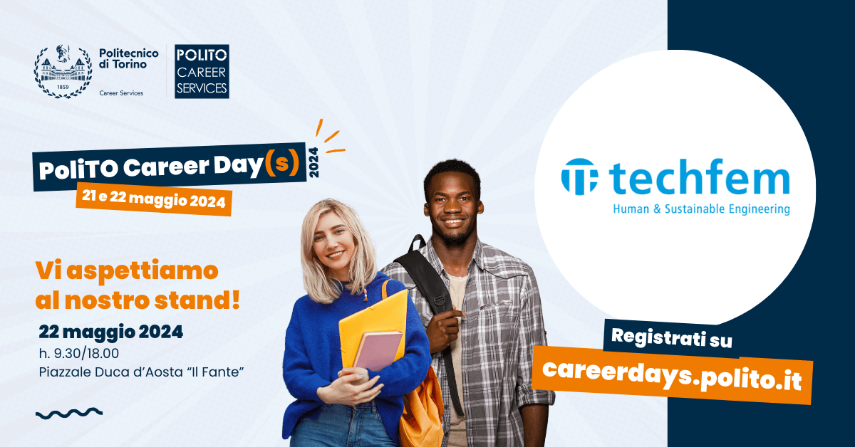 Career Day PoliTO - 22 Maggio 2024 | Techfem